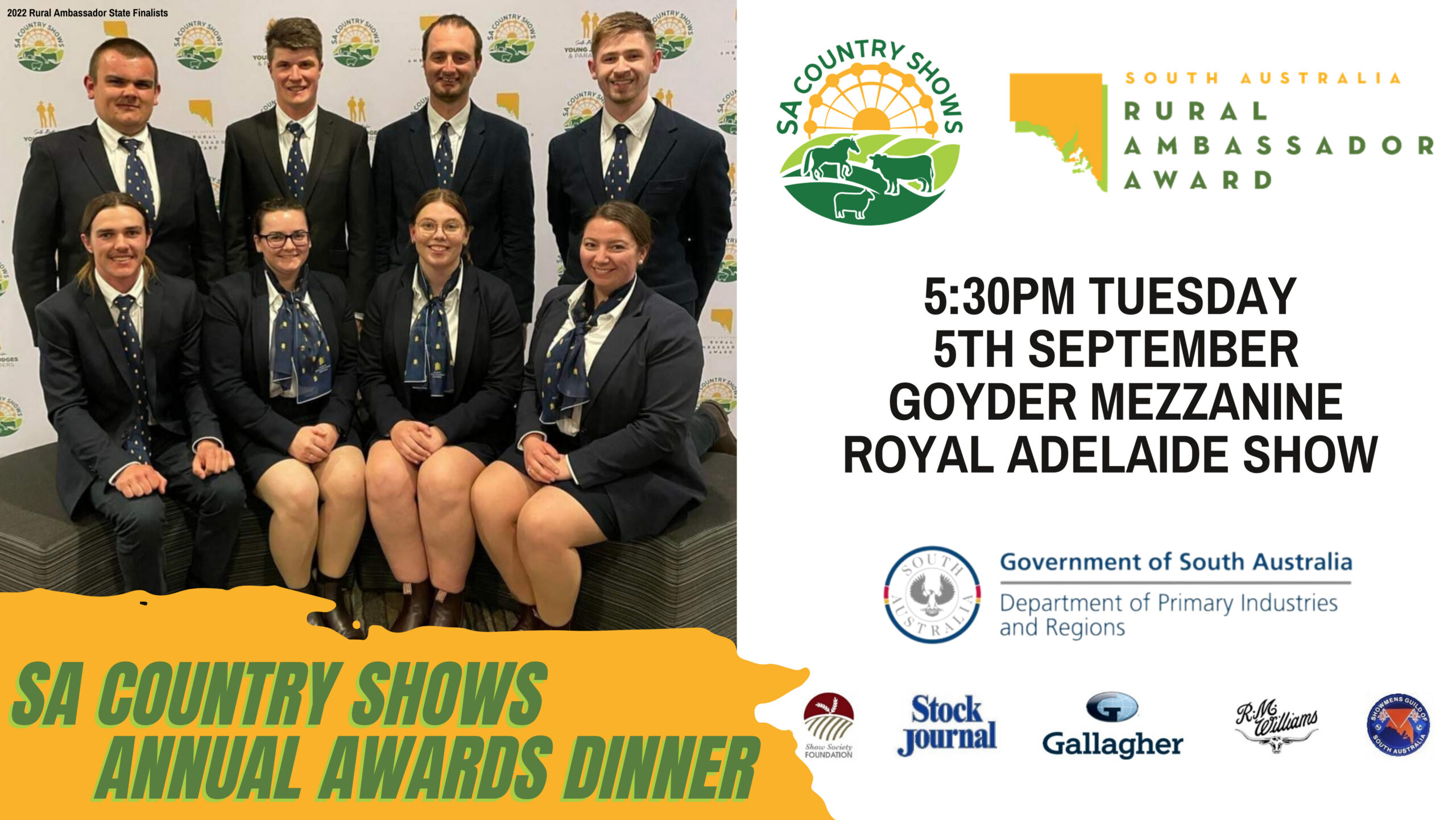2023 Annual Awards Dinner - South Australian Country Shows